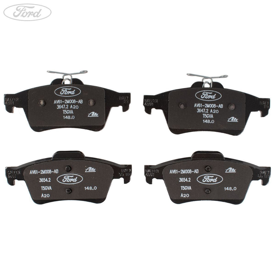 Original Ford Bremsbeläge | Bremsbeläge für vorne und hinten für Ford ...