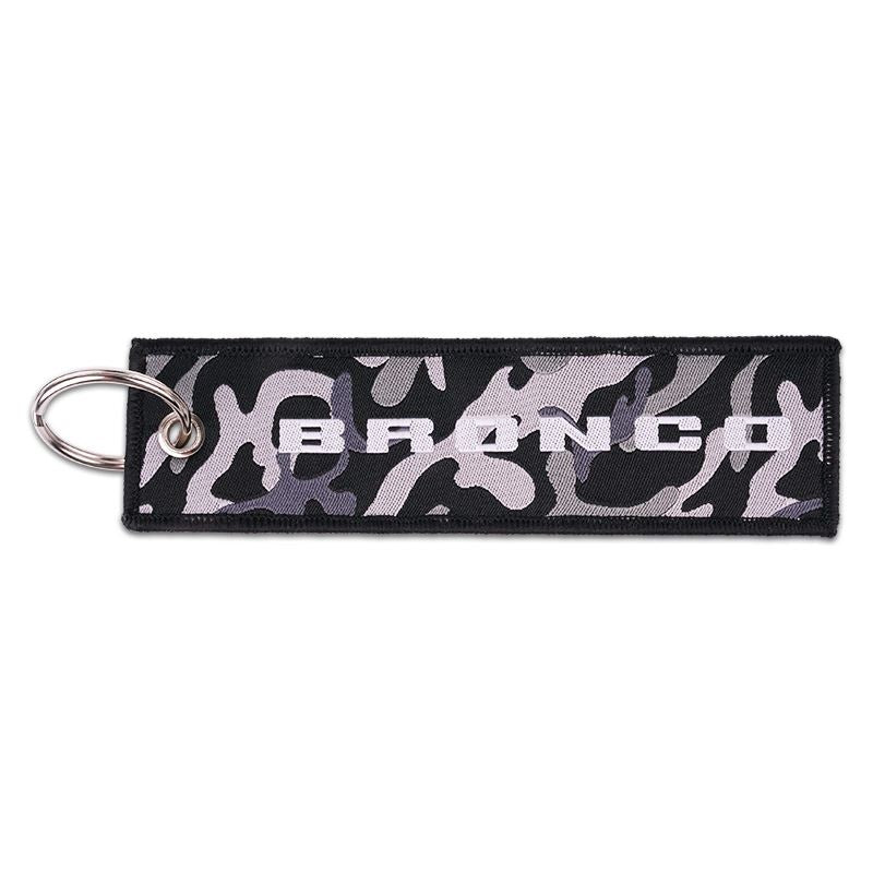 Ford Bronco Schlusselanhanger Grau Camo