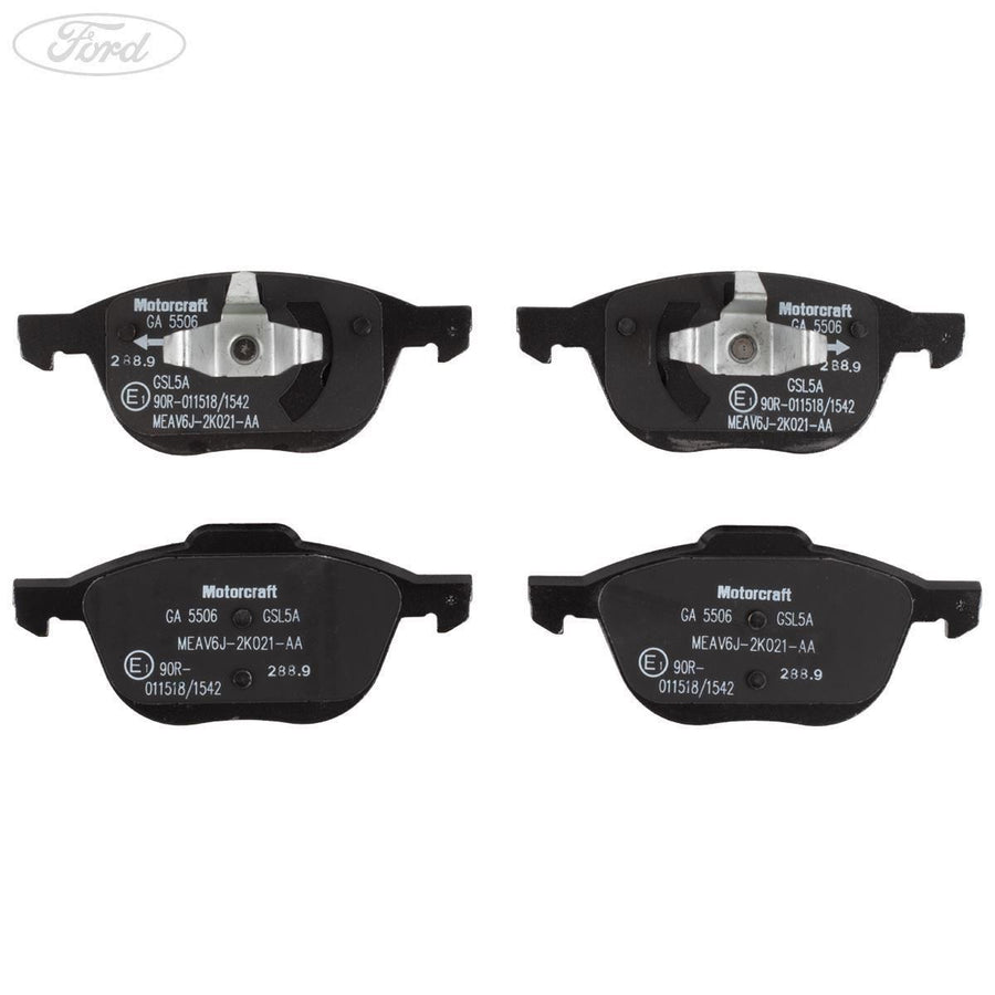 Original Ford Bremsbeläge | Bremsbeläge für vorne und hinten für Ford ...