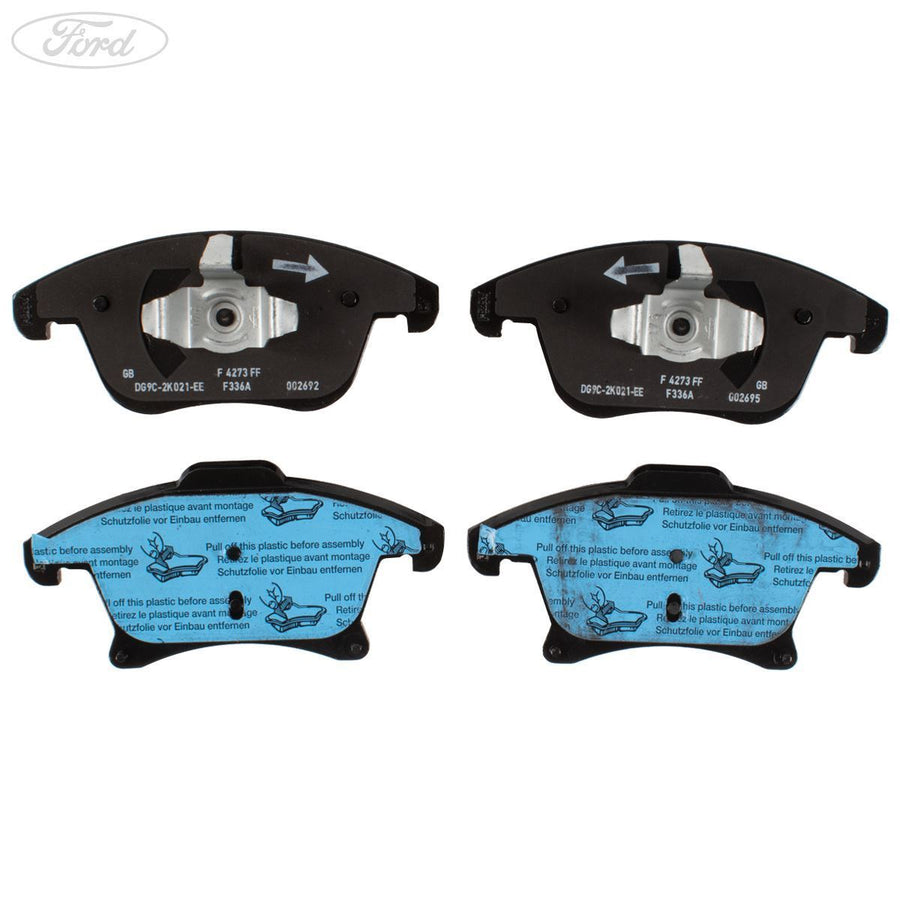 Original Ford Bremsbeläge | Bremsbeläge für vorne und hinten für Ford ...