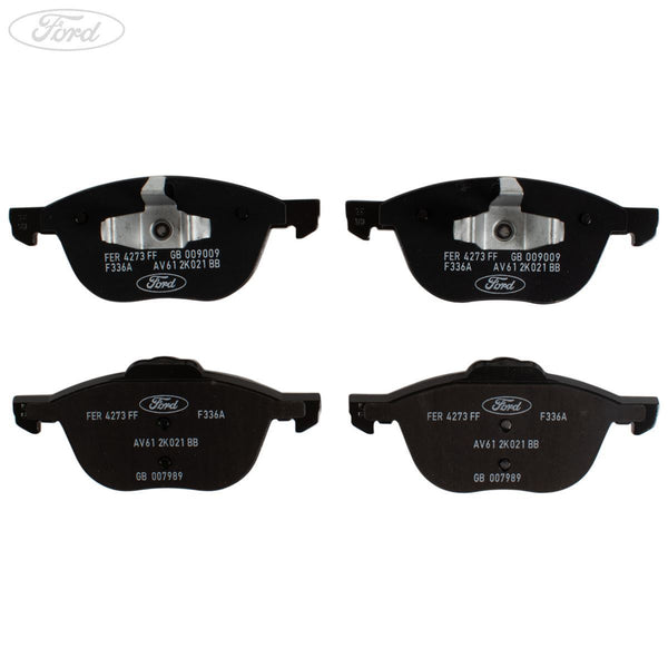 Original Ford Bremsbeläge | Bremsbeläge für vorne und hinten für Ford ...