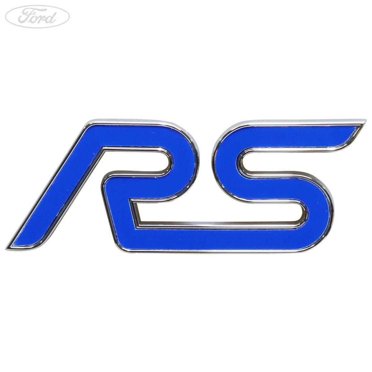 blau RS Boot Badge Heck Emblem Typenschild – Ford Onlineshop